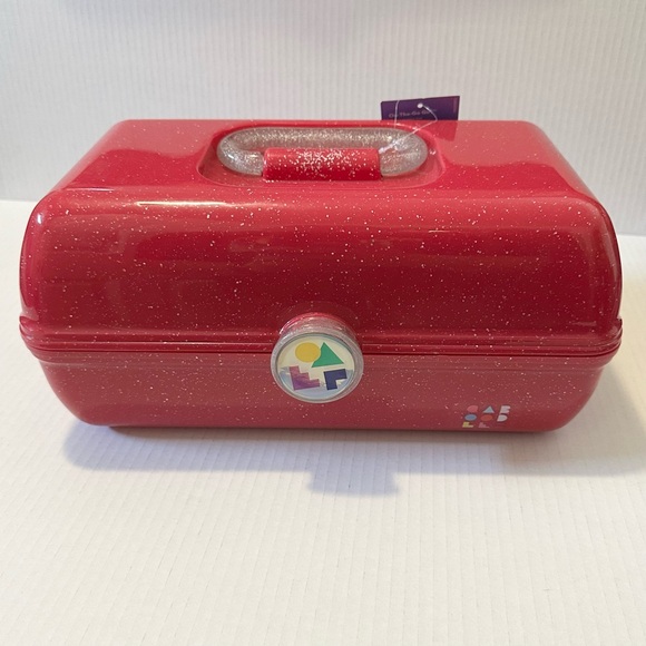 Caboodles | Makeup | Caboodles Pink Glitter On The Go Girl Carrying ...